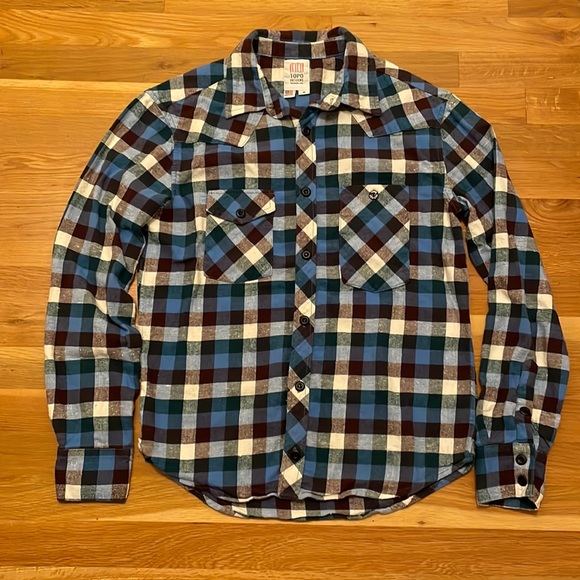 Topo Designs | Shirts | Topo Designs Plaid Flannel Shirt Size S | Poshmark